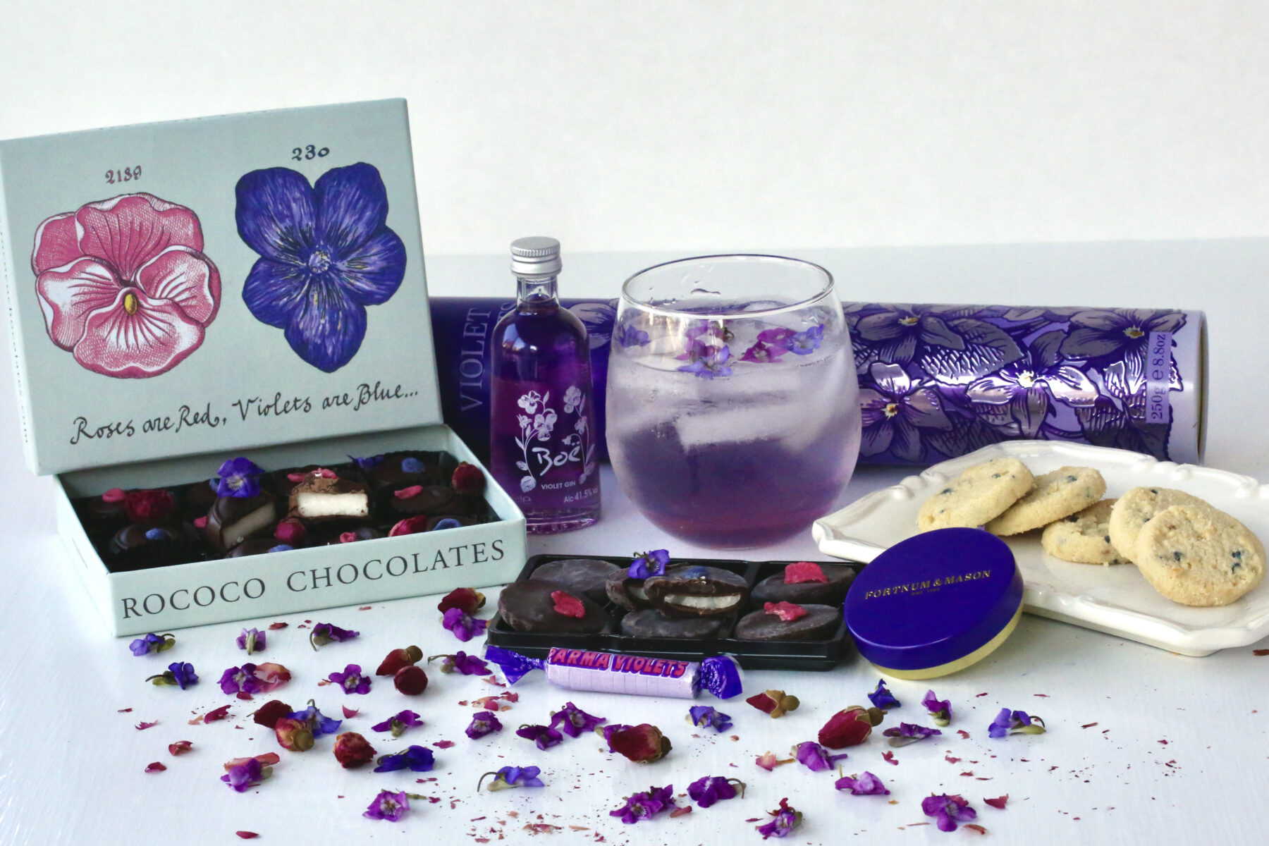 British Rose and Violet Chocolate Creams | Kathleen Phipps